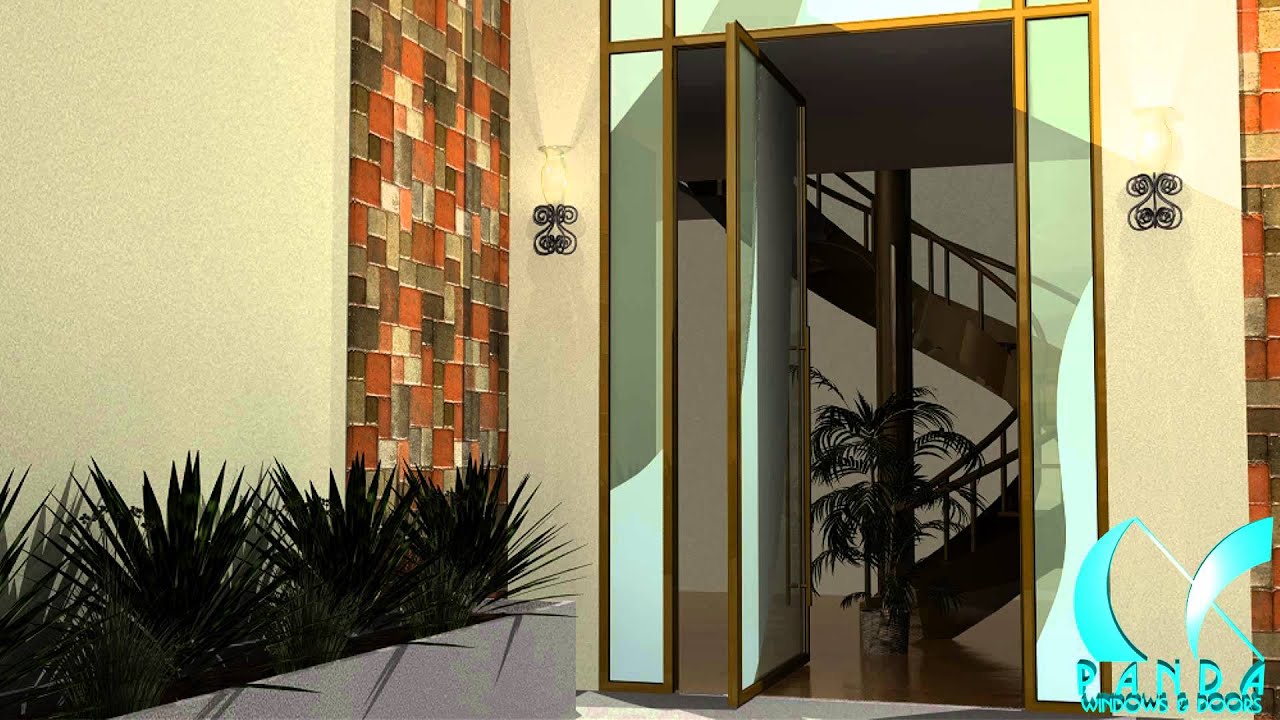 Panda S.20 All Aluminum French & Pivot Door - YouTube