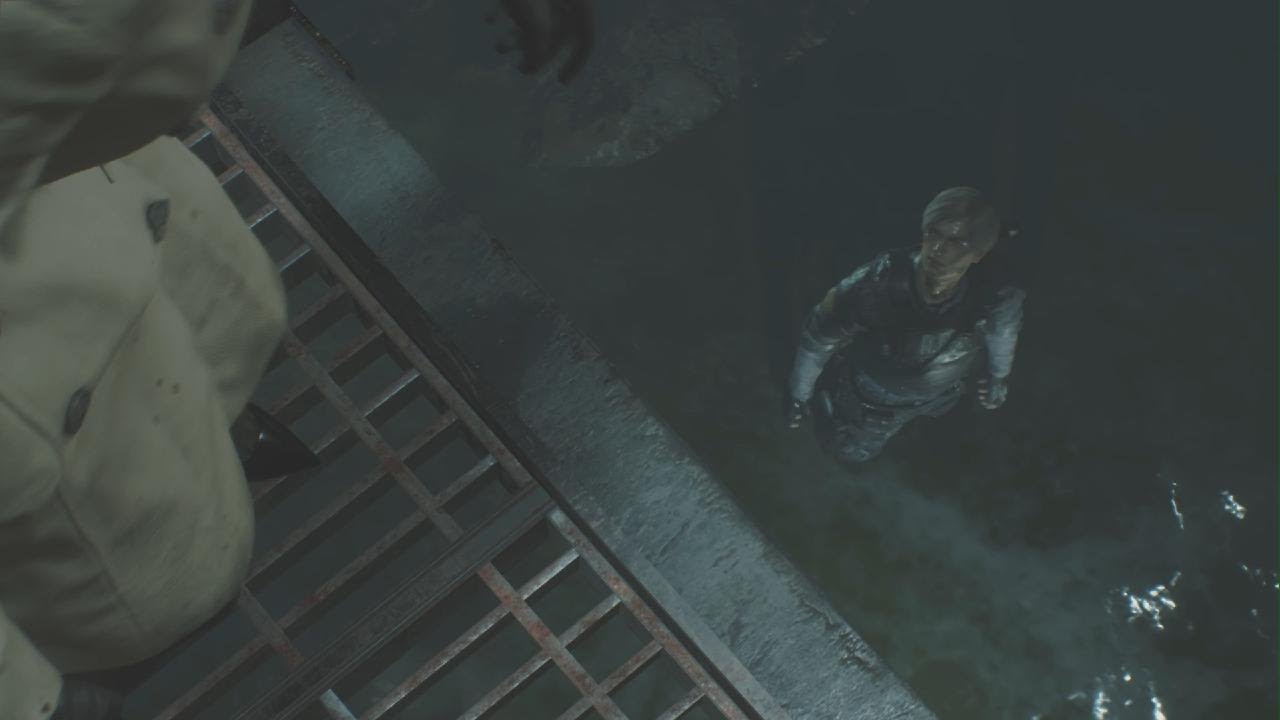 RESIDENT EVIL 2 Gator Chase - YouTube