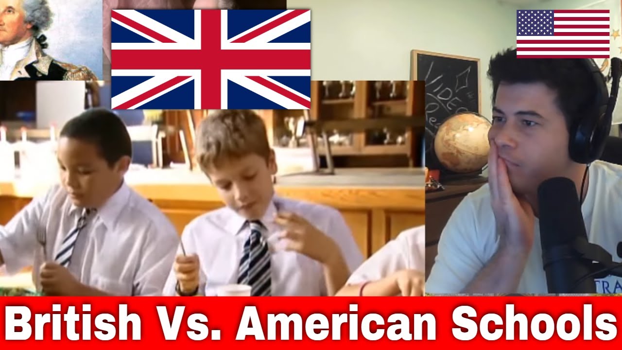 American Reacts to British School - This is Britain - YouTube