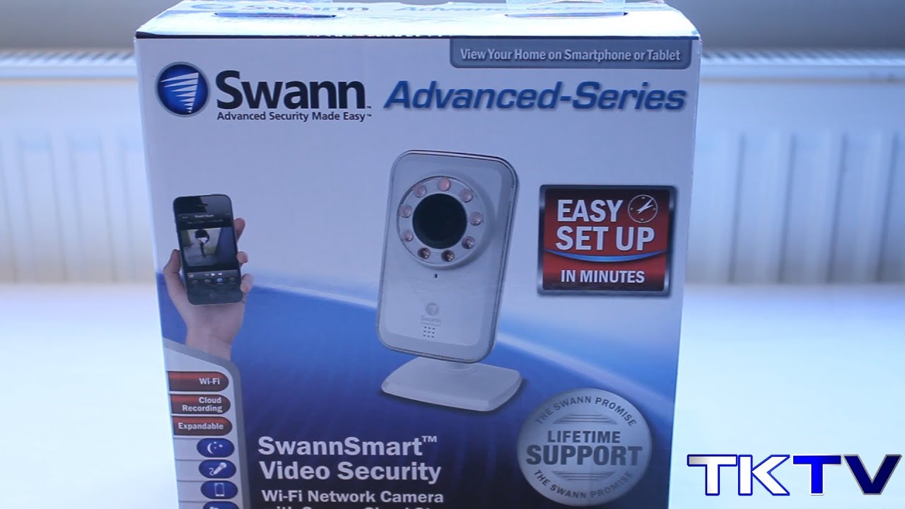 Swann Video Security WiFi Network Camera Unboxing - YouTube