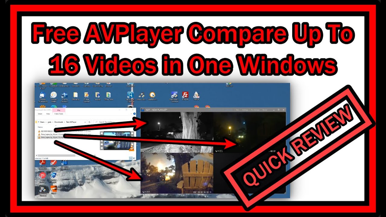 Free "Awesome Video Player" AVPlayer - Watch 16 Videos in One Windows ...