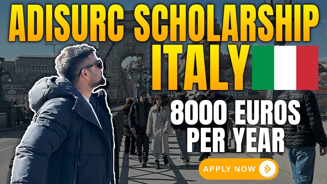ADISURC SCHOLARSHIP ITALY🇮🇹2025||GET 8K EUROS PER YEAR||APPLY NOW||# ...