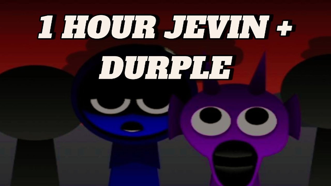 Sprunki Jevin And Durple Scrunkly Phase 2 Sound 1 hour | Horror Mod ...