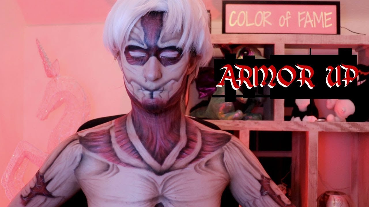 ARMORED TITAN MAKEUP TUTORIAL | COLOR OF FAME - YouTube