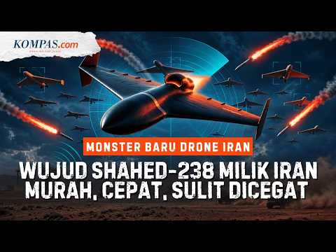 Iran Bikin Drone Lagi di Tengah Perang: Wujud Shahed-238, Musuh Senyap Baru AS Berbiaya Murah