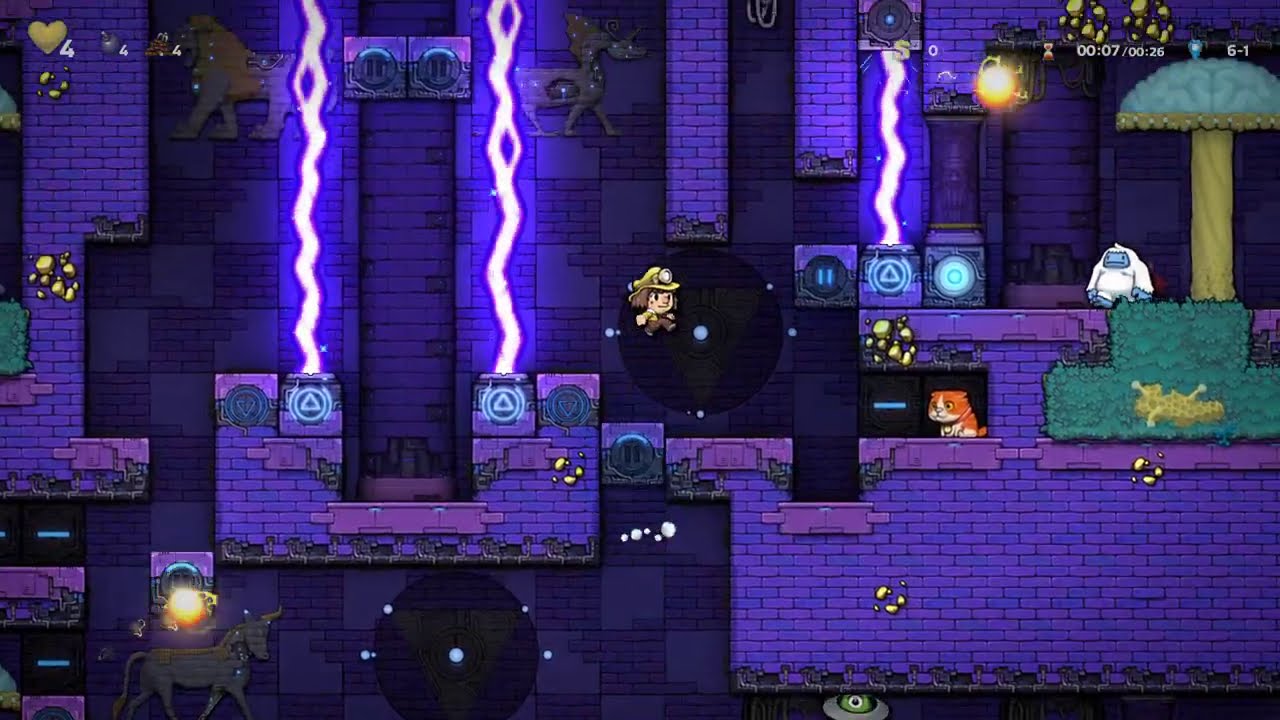 Spelunky 2 Ice Caves Shortcut% in 1:05.250 - YouTube