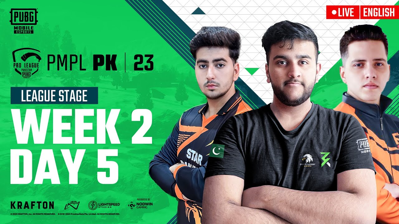 [EN] 2023 PMPL PK Fall | League Stage Week 2 Day 5| Aim For Victory ...