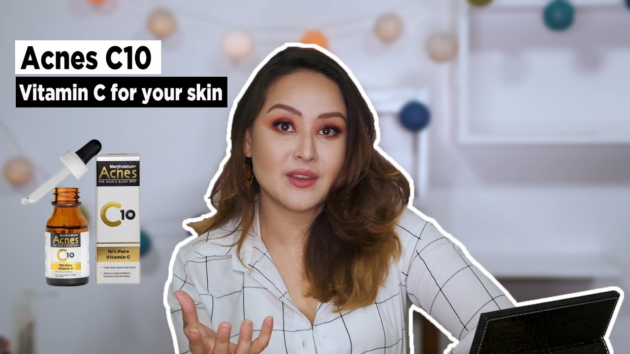 Acnes C10 - What does Vitamin C do for your skin? - YouTube