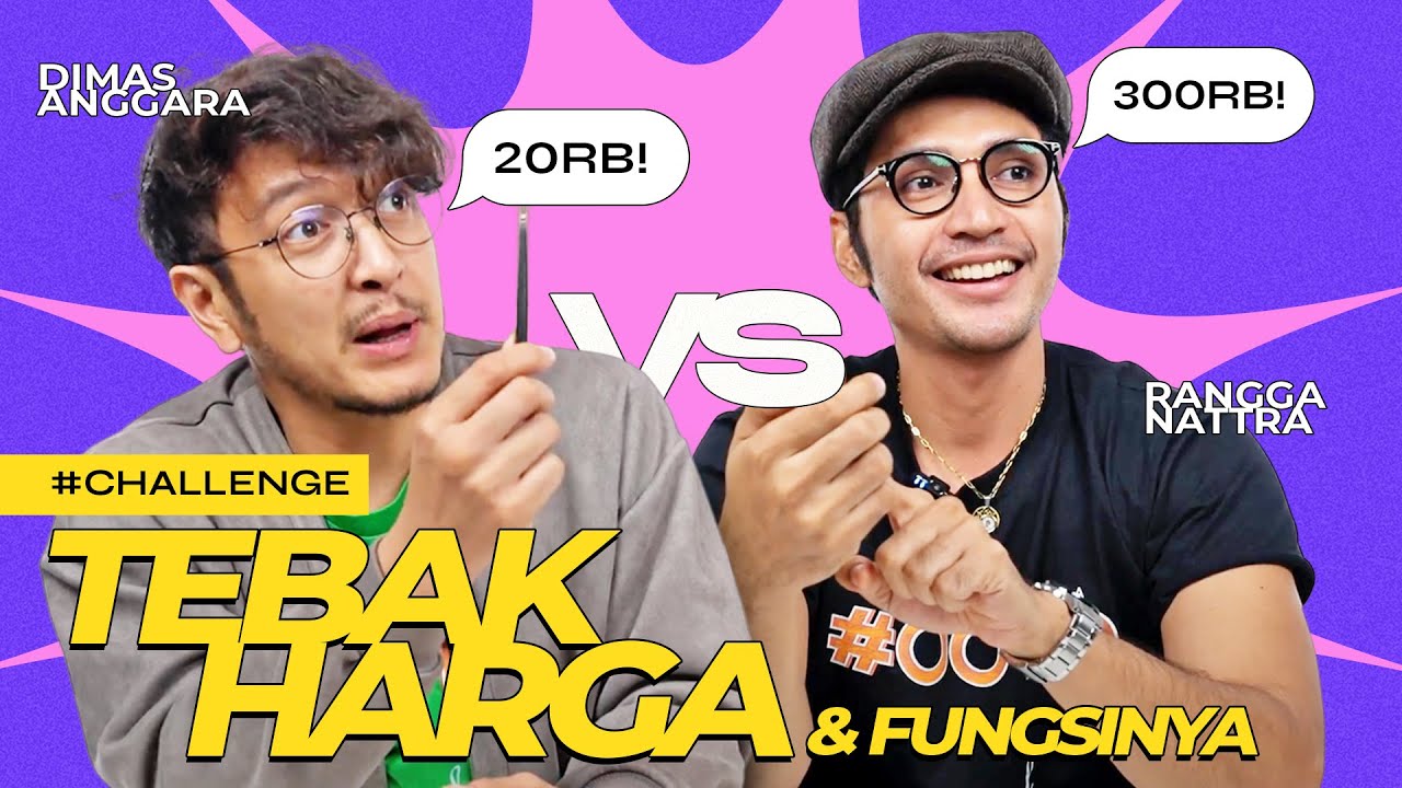 Challenge Dimas Anggara Vs Rangga Nattra Tebak Harga Beauty Products ...