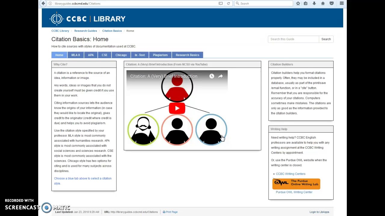 CCBC Library Web Site - Introduction 2018 - YouTube