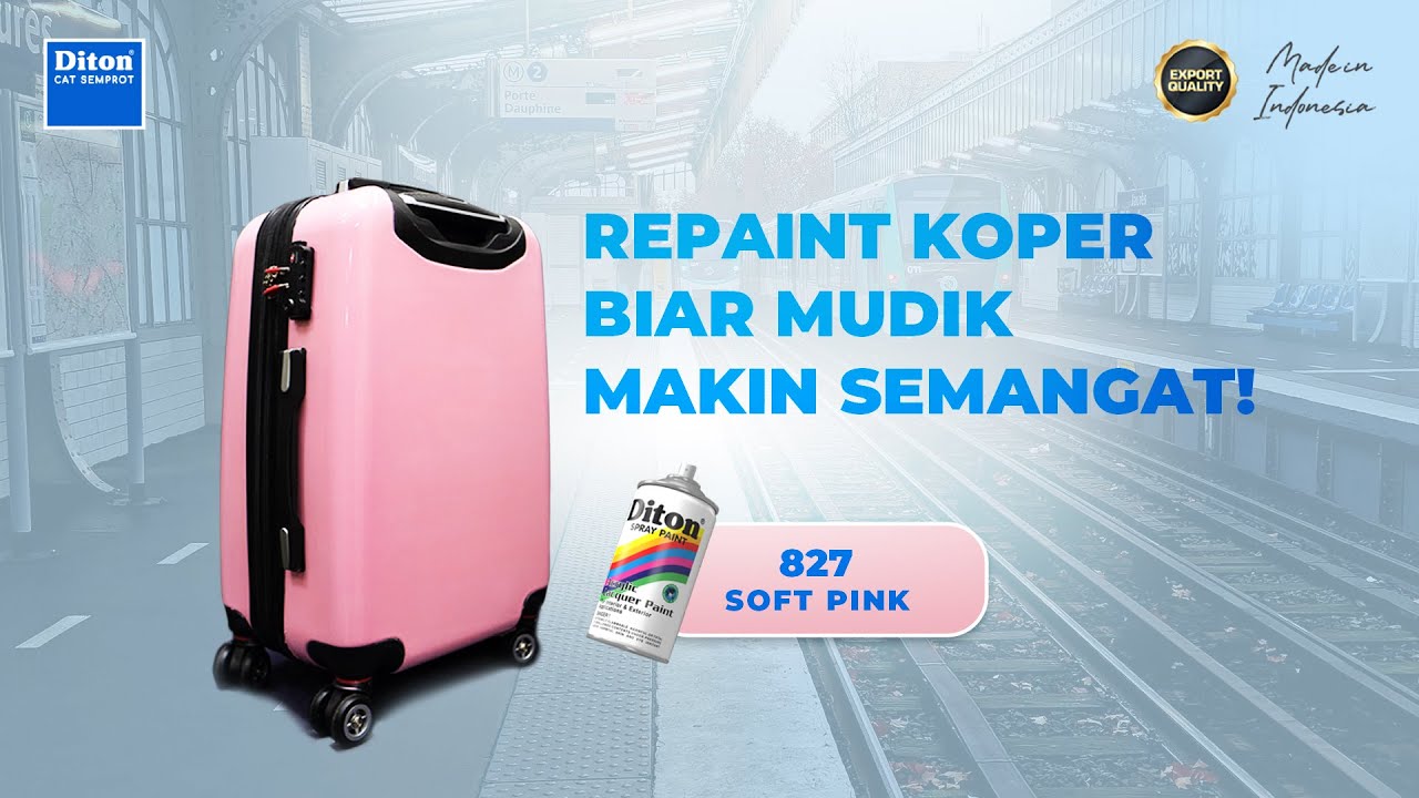 KOPER MUDIK TAMPIL LUCU DAN STYLISH | DITON SPRAY PAINT - YouTube