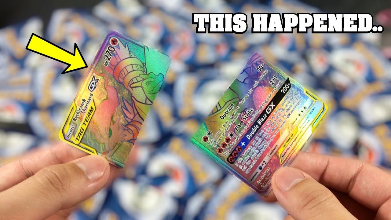 I literally just RIPPED THE RAREST CHARIZARD CARD.. in this Pokemon ...