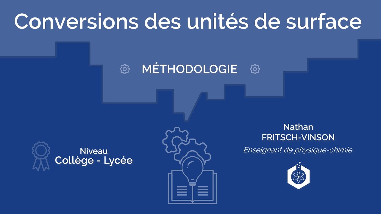 Conversions des unités de surface ‖ Physique-chimie ‖ Collège - YouTube