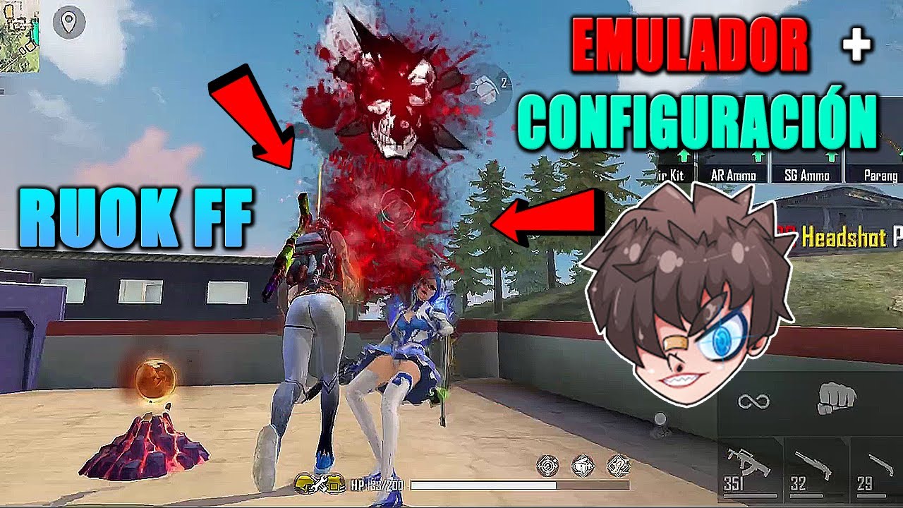 EMULADOR Y CONFIGURACIÓN DE RUOK FF EL MEJOR JUGADOR DE FREE FIRE - YouTube