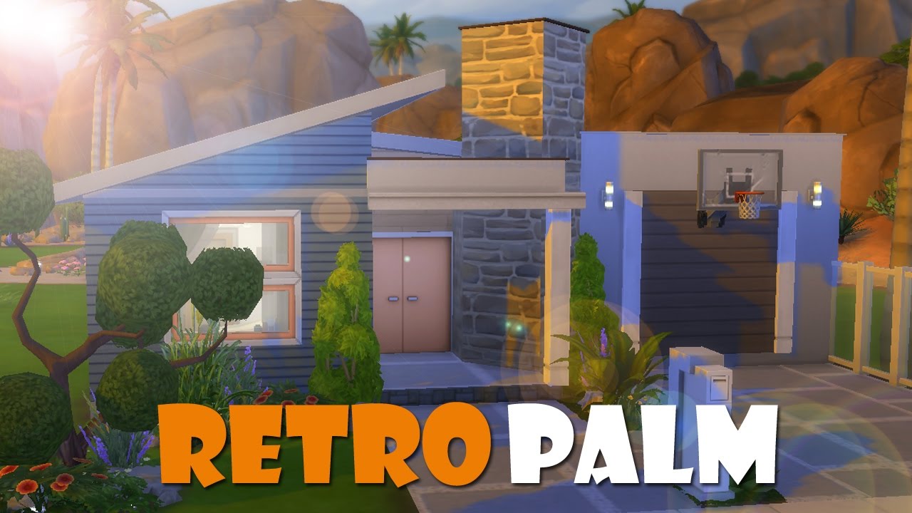 The Sims 4 | Speed Build: Retro Palm - YouTube