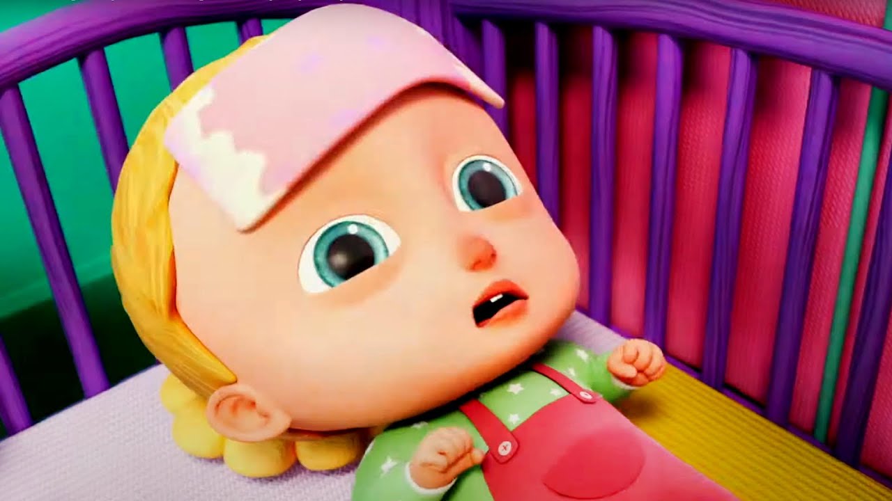 Sick Song, Cartoon Video and Kindergarten Nursery Rhyme for Children ...