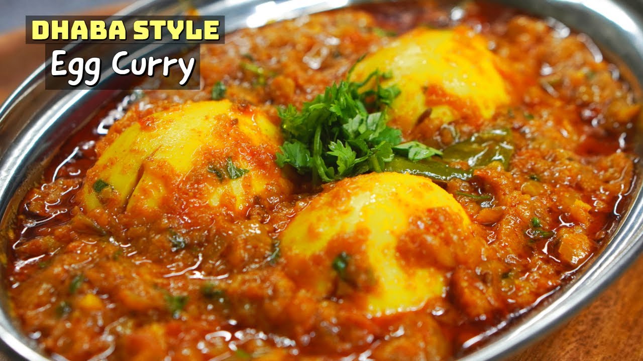 Dhaba Style Egg Curry Recipe | Easy Egg Curry For Dinner | Egg Recipes ...