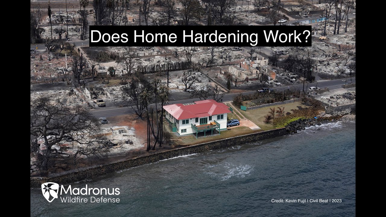 Does Home Hardening Work? Another Look at the Lahaina "Miracle" House - YouTube