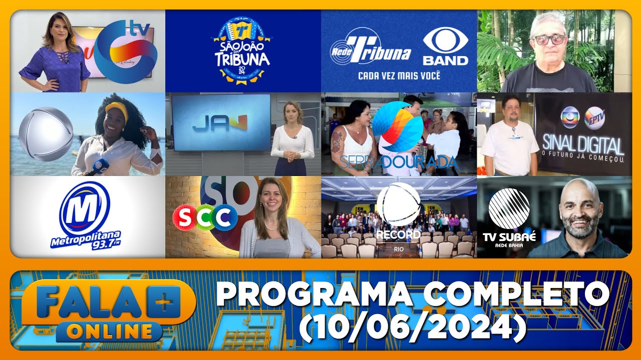 Assista o 'Fala Mais Online' desta segunda-feira (10/06/2024) - 285 ...