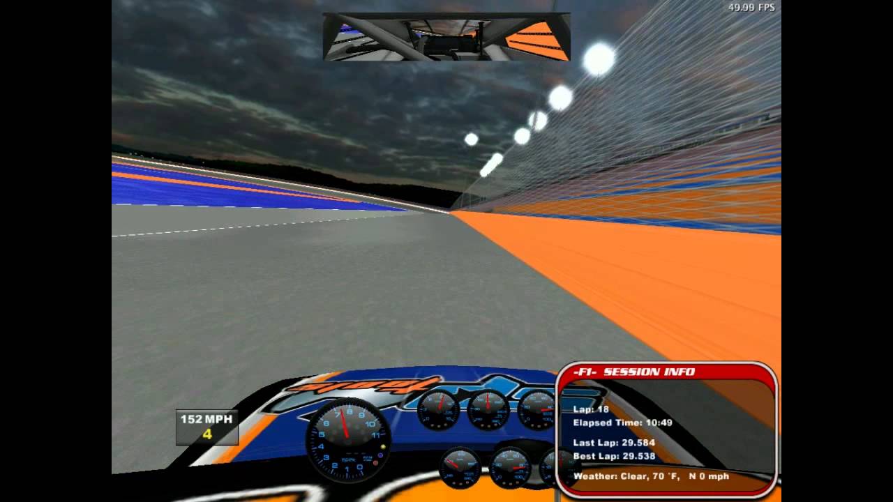 NR2003: NOS Speedway Fictional Track - YouTube
