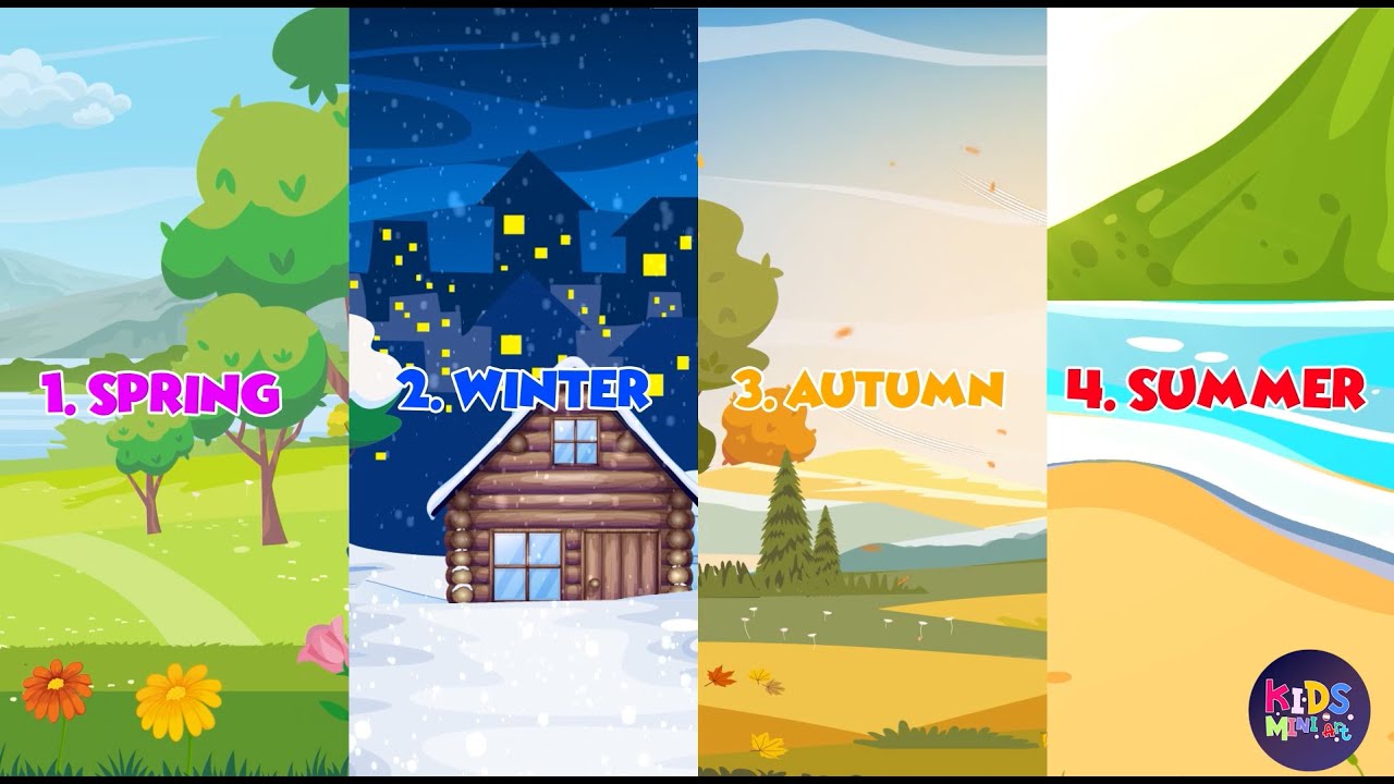Weather and Seasons Learning Video by Kids Mini Art - YouTube