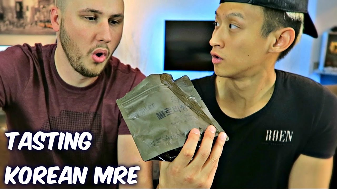 Tasting Korean Military MRE (Meal Ready to Eat) - YouTube