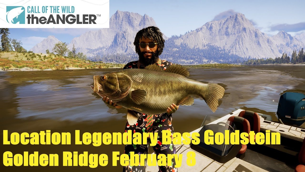 Call Of The Wild The Angler,Location Legendary Bass Goldstein Golden ...