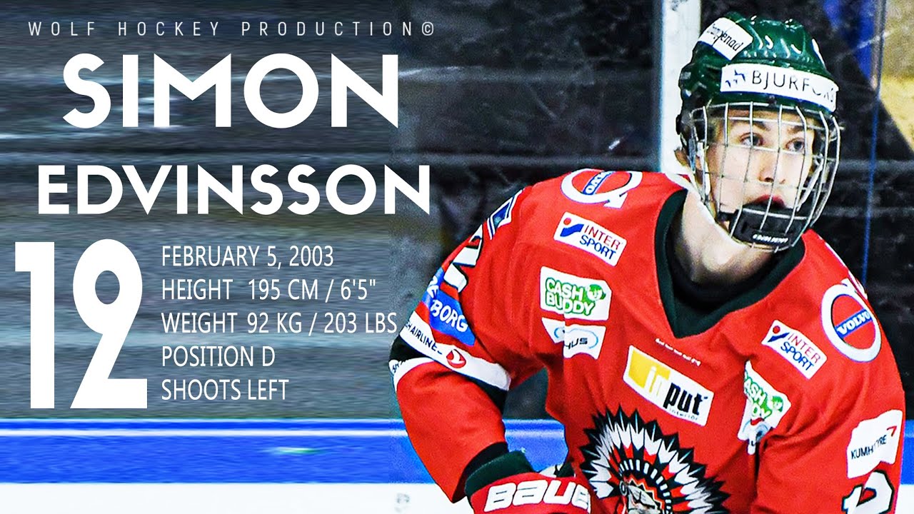 The Best Of Simon Edvinsson | Top Prospect For The NHL 2021 Draft ...