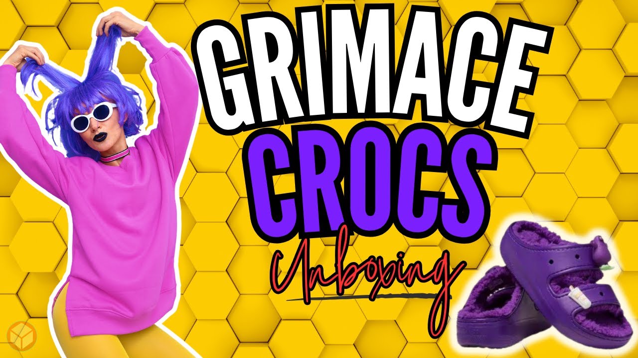McDonalds x Crocs Collaboration | Grimace Crocs Unboxing - YouTube