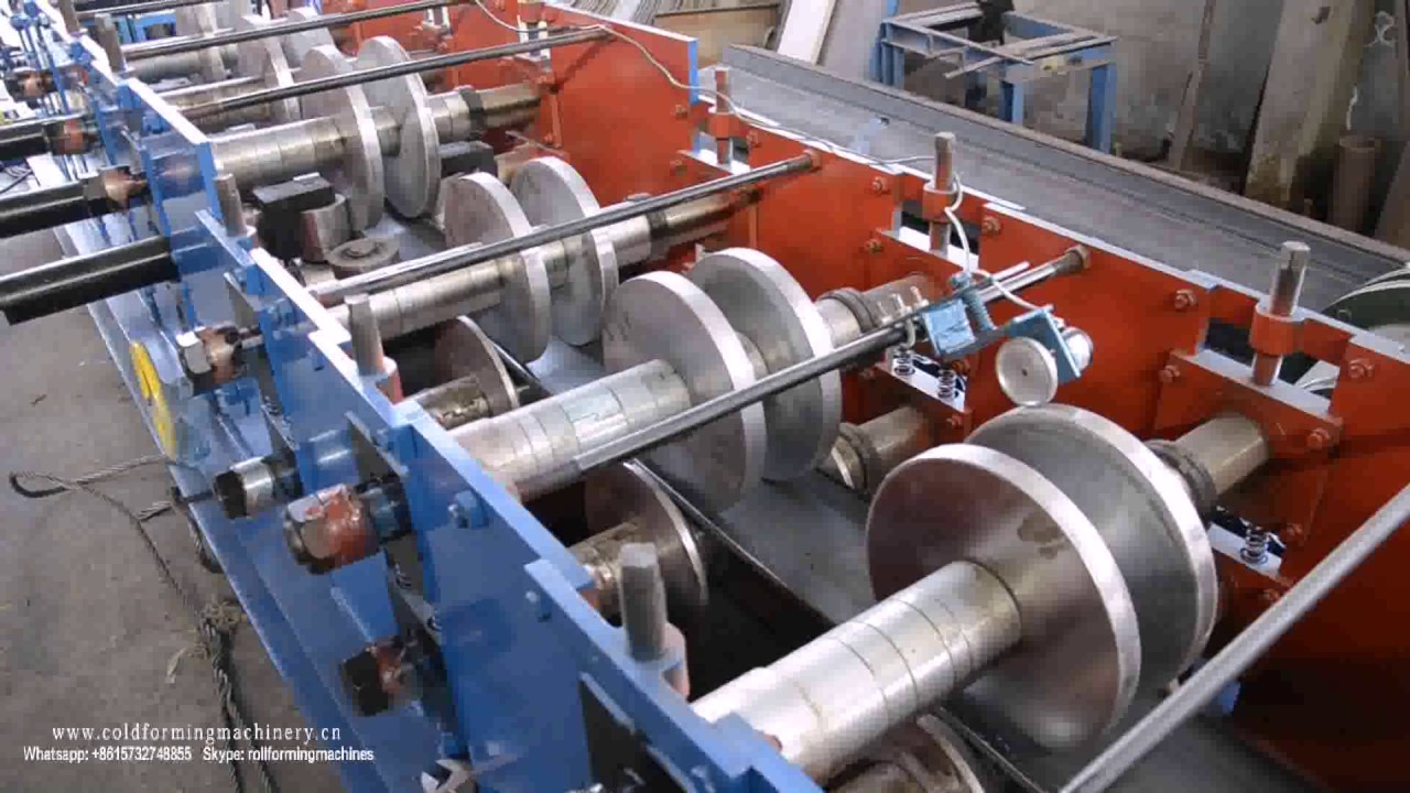 C Channel Steel Making Machine cutting mold - YouTube