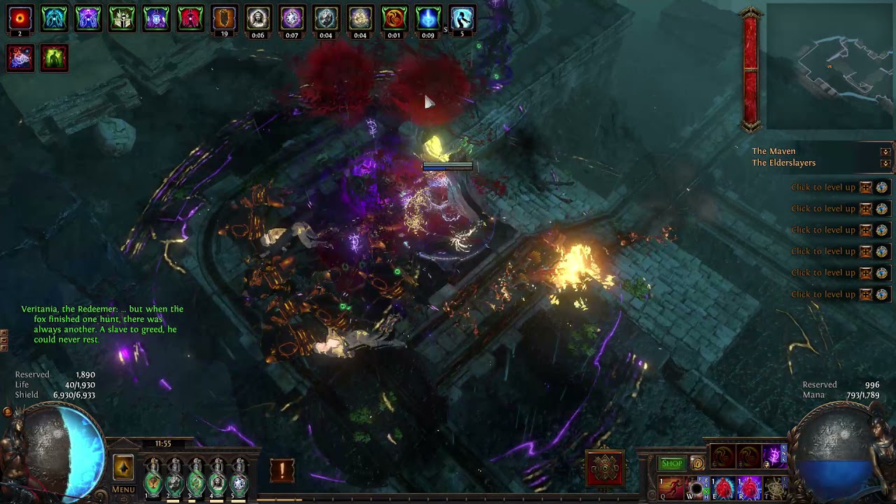 PoE [3.16] Double Doom Build - T16 Wharf map - YouTube