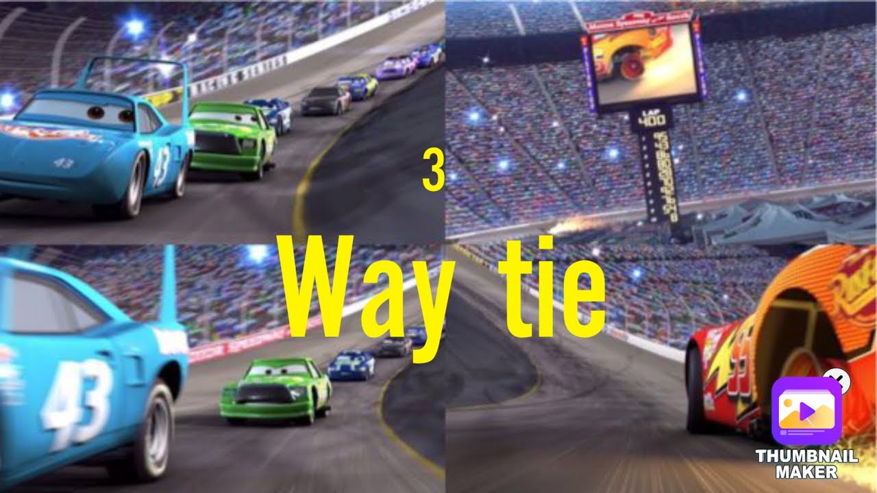 Disney Pixar Cars 3 way tie remake - YouTube