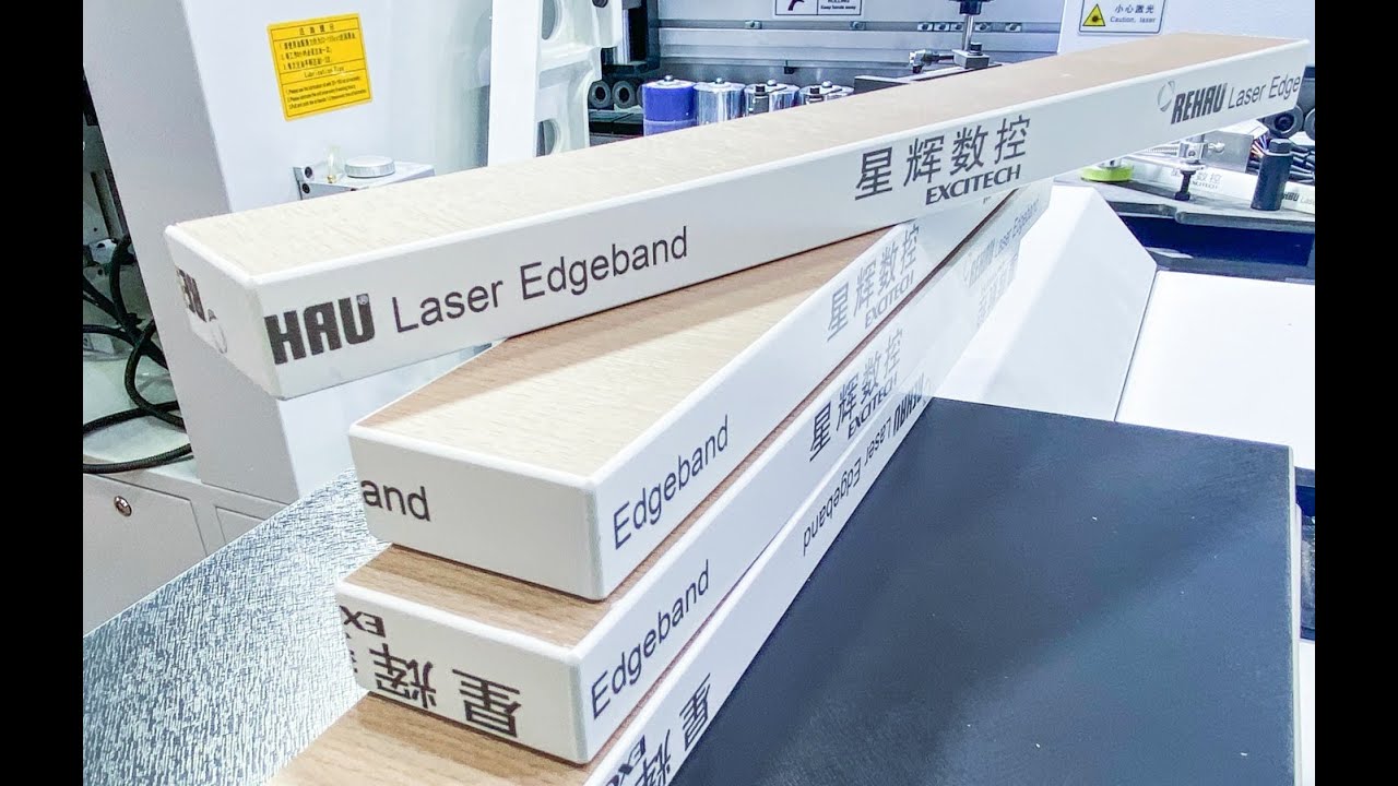 EXCITECH EF588 GW - Oklejarka Laser & PUR - YouTube