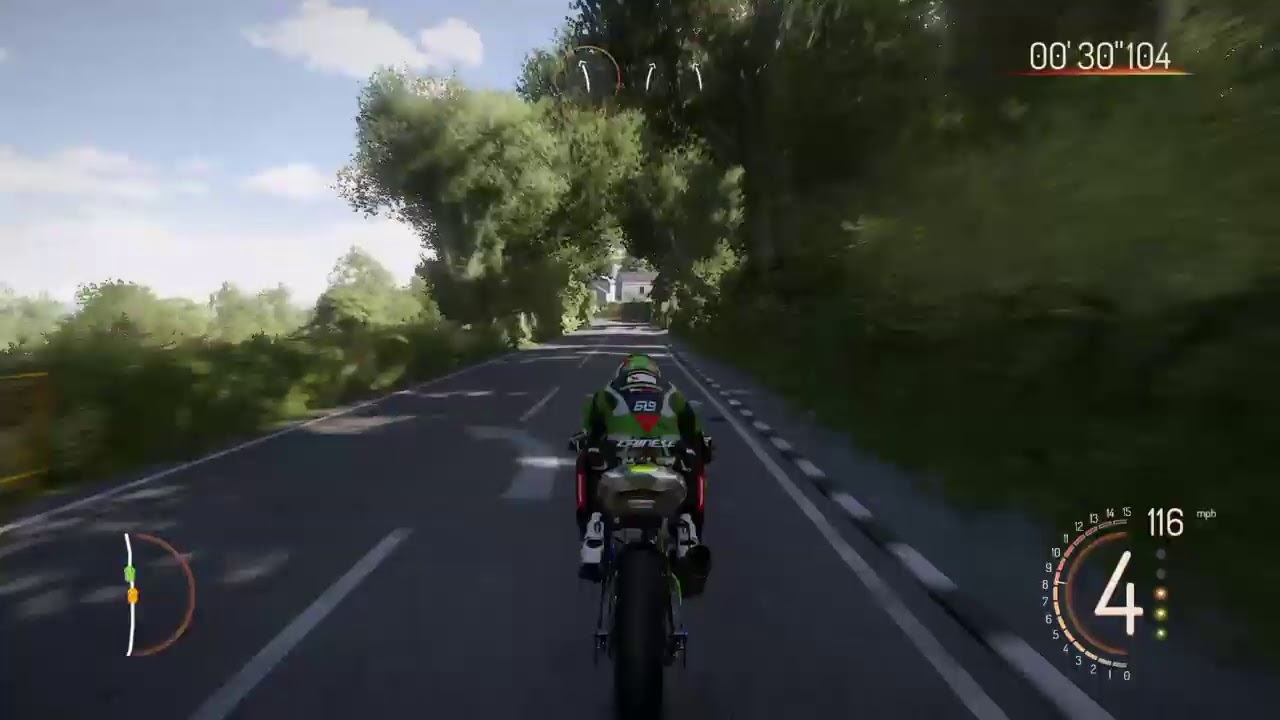 Isle of Man TT superbike practice simulation - YouTube