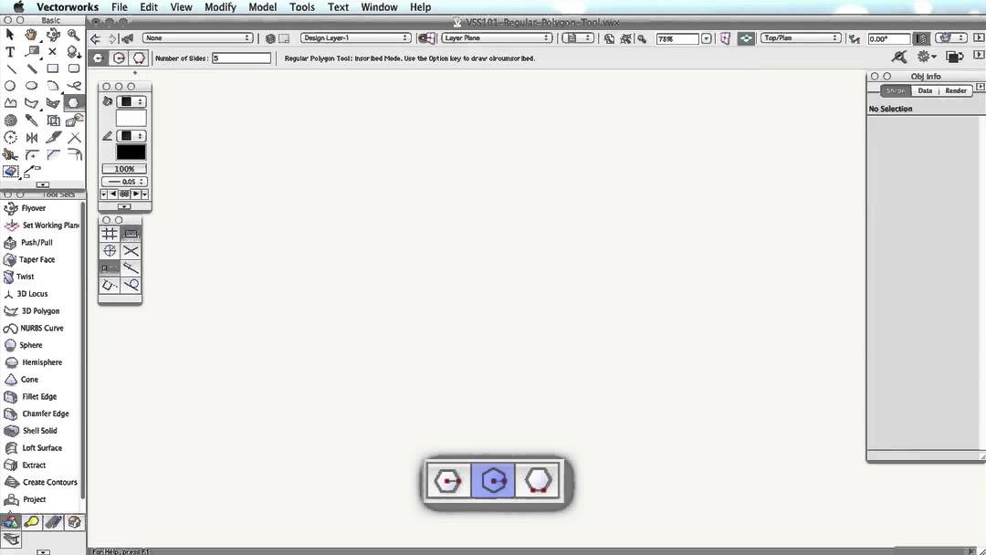 Regular Polygon Tool - YouTube