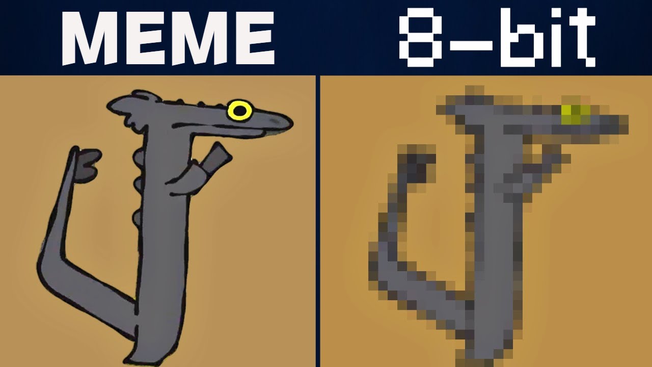 Toothless Dancing Meme Vs 8-Bit - YouTube
