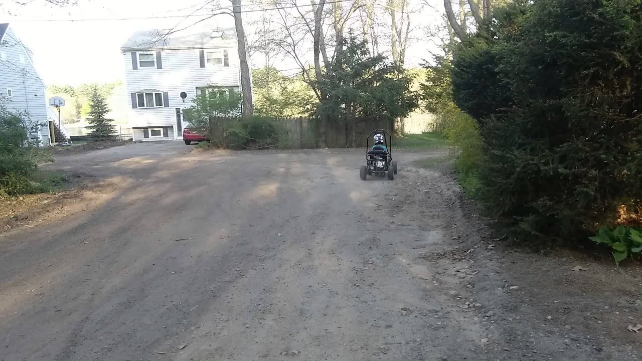Darian Jordan on her new go kart - YouTube