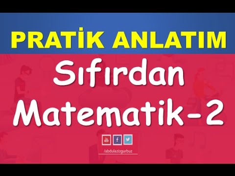 02) SIFIRDAN MATEMATİK | YKS(TYT) | KPSS | AGS | DGS | ALES | 8.SINIF | Abdül Aziz Gürbüz
