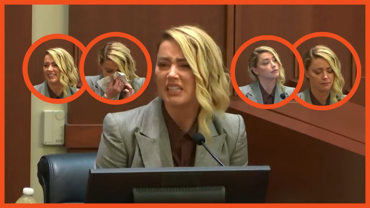 Amber Heard's Disconcerting Facial Expressions – Widely Criticized for ...