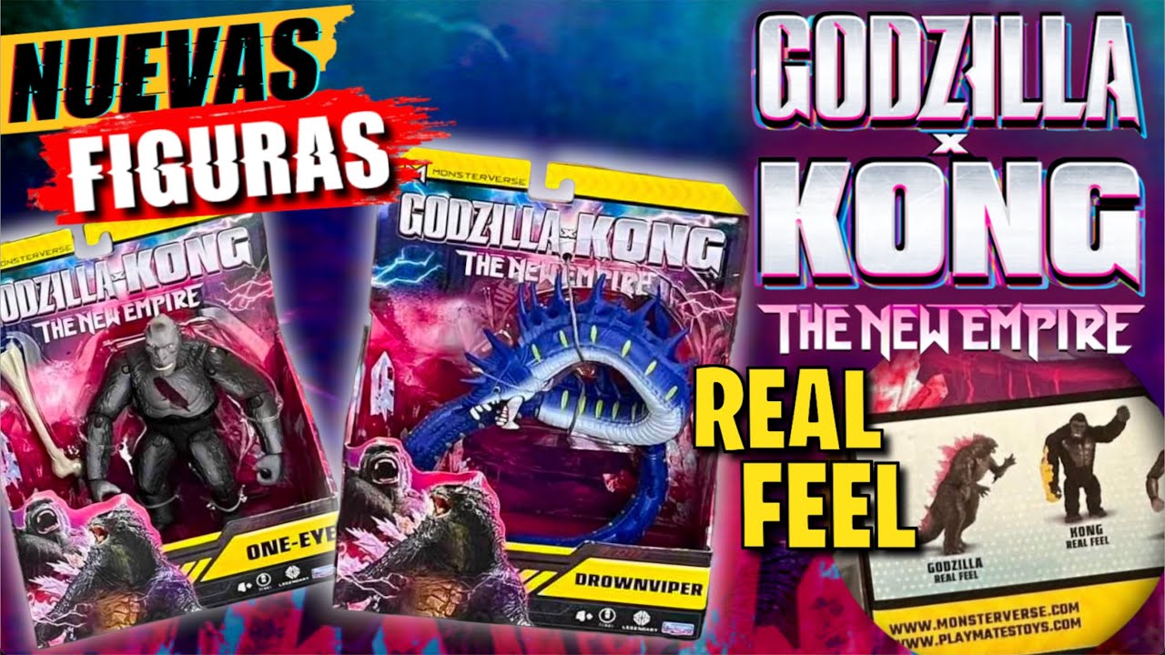 Filtraciones de NUEVAS FIGURAS GODZILLA x KONG | DROWNVIPER, ONE EYE y ...