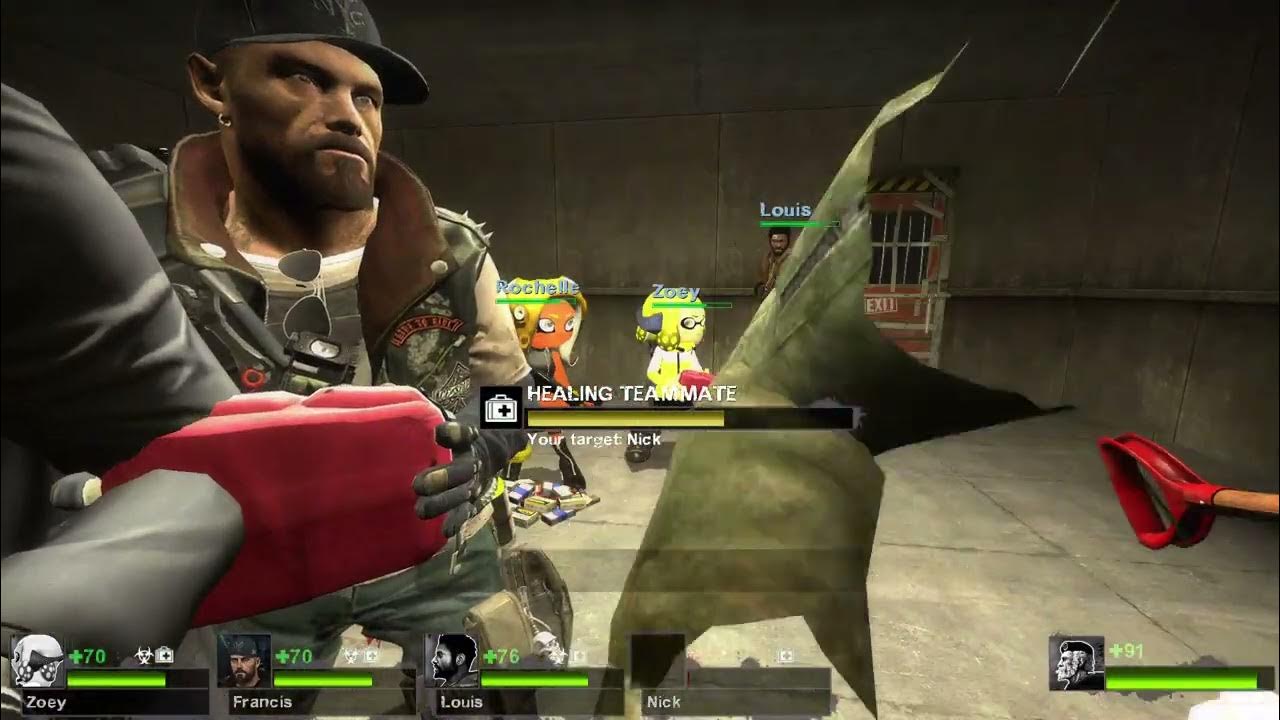 Left 4 Dead 2 - Custom Campaign The Woods With All 8 Survivors Gameplay (As Bill Read Below ...