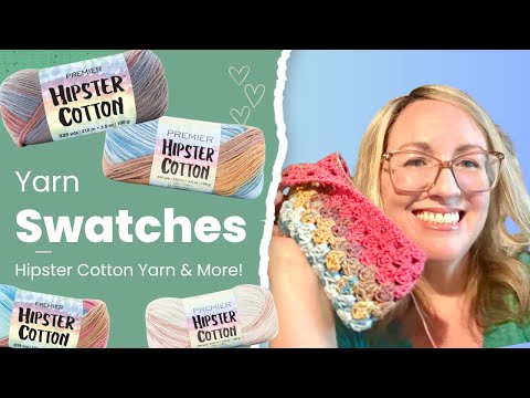 How Does Hipster Cotton Work Up? Crochet Swatches + Project Ideas 