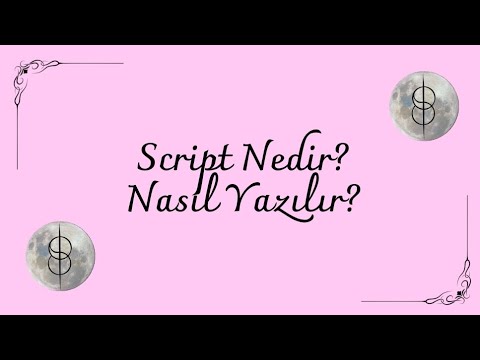 script nedir? nasıl yazılır? - YouTube