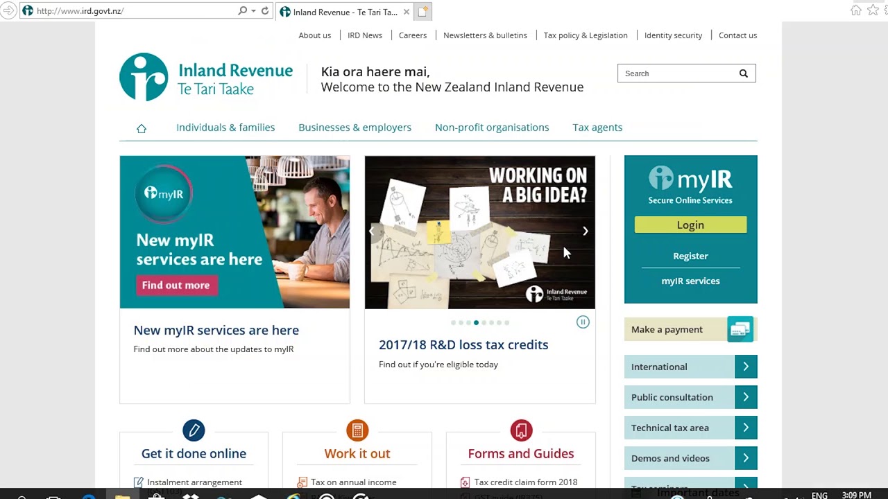 How to setup your myIR account - YouTube