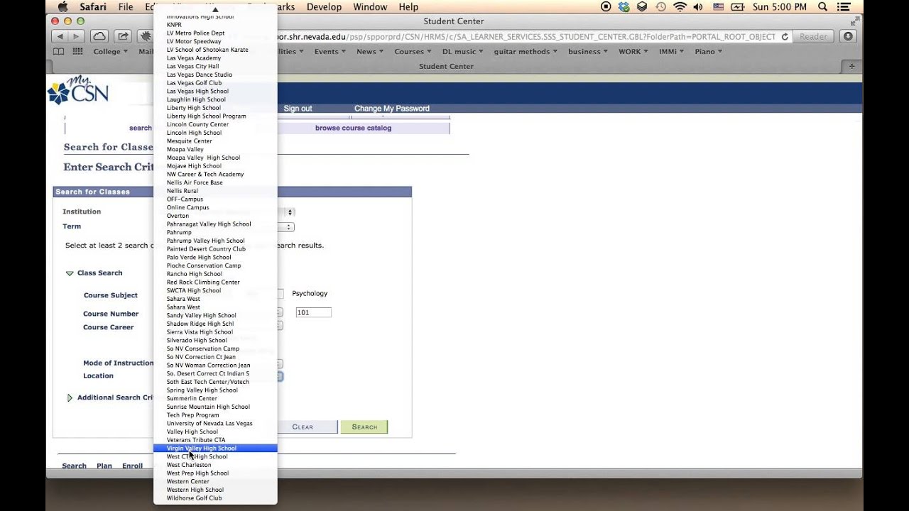 MyCSN: Search, Add, Drop, and Account Inquiry (Part 4) - YouTube