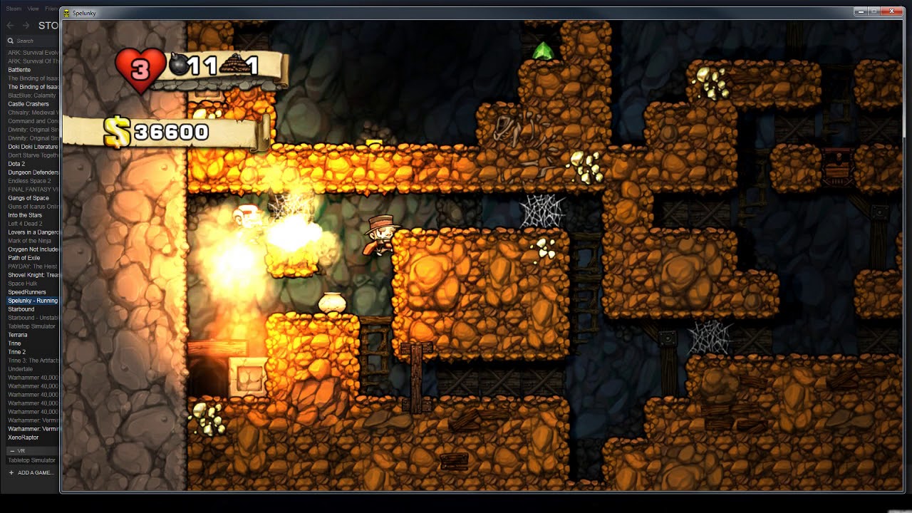 Spelunky to Binding of Isaac playthrough - YouTube