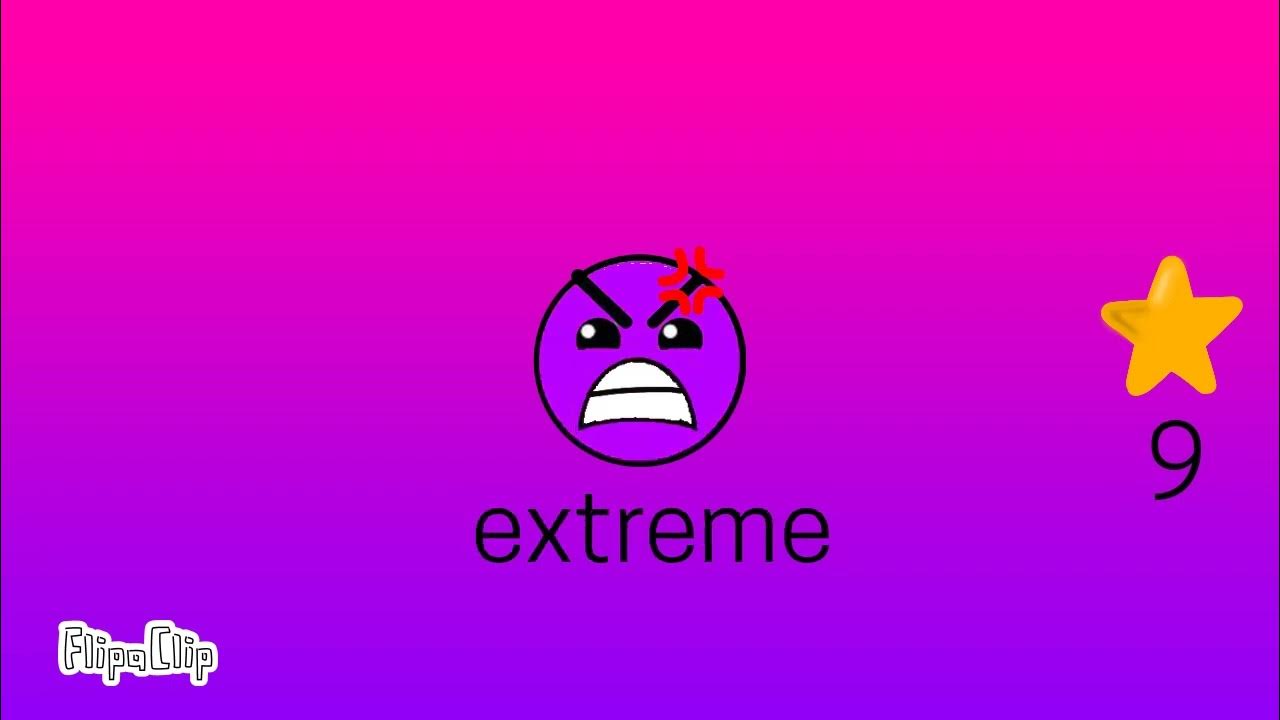 Custom Geometry Dash Difficulty Faces (Version 1) - YouTube