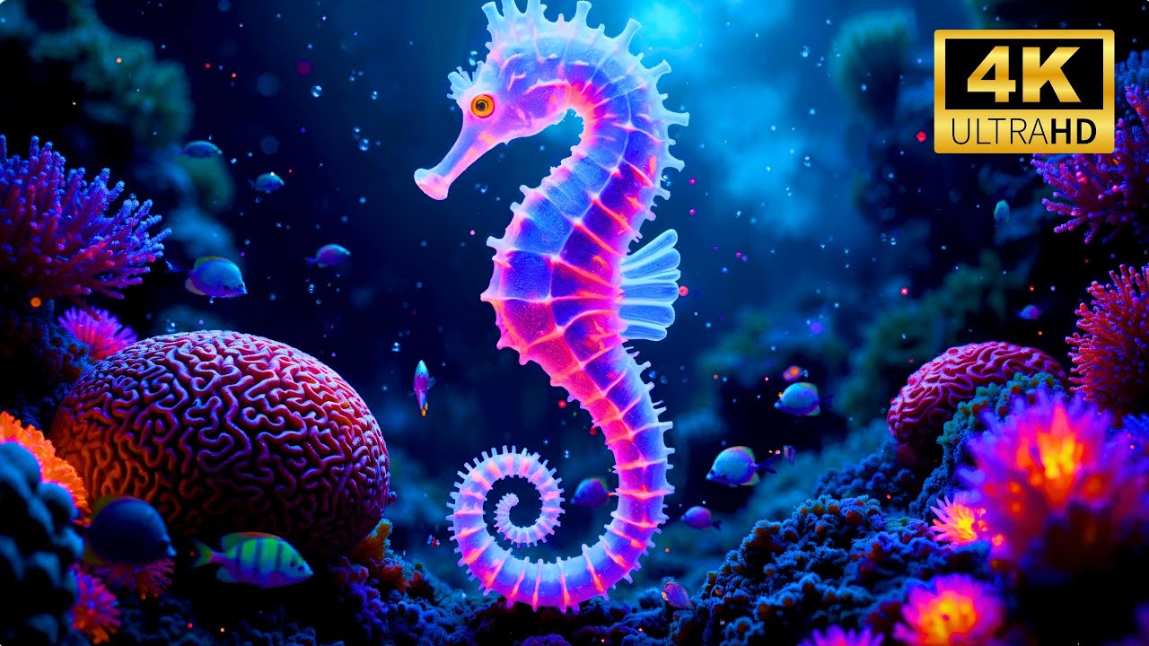 🐟 Hypnotic 4K Fish Tank | Ice-Clear Visuals & Gentle Bubbles for Focus ...