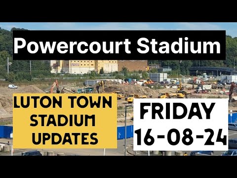Powercourt Stadium 🏟 Luton Town New Stadium football 🏟 ⚽️ Friday 16-08 ...