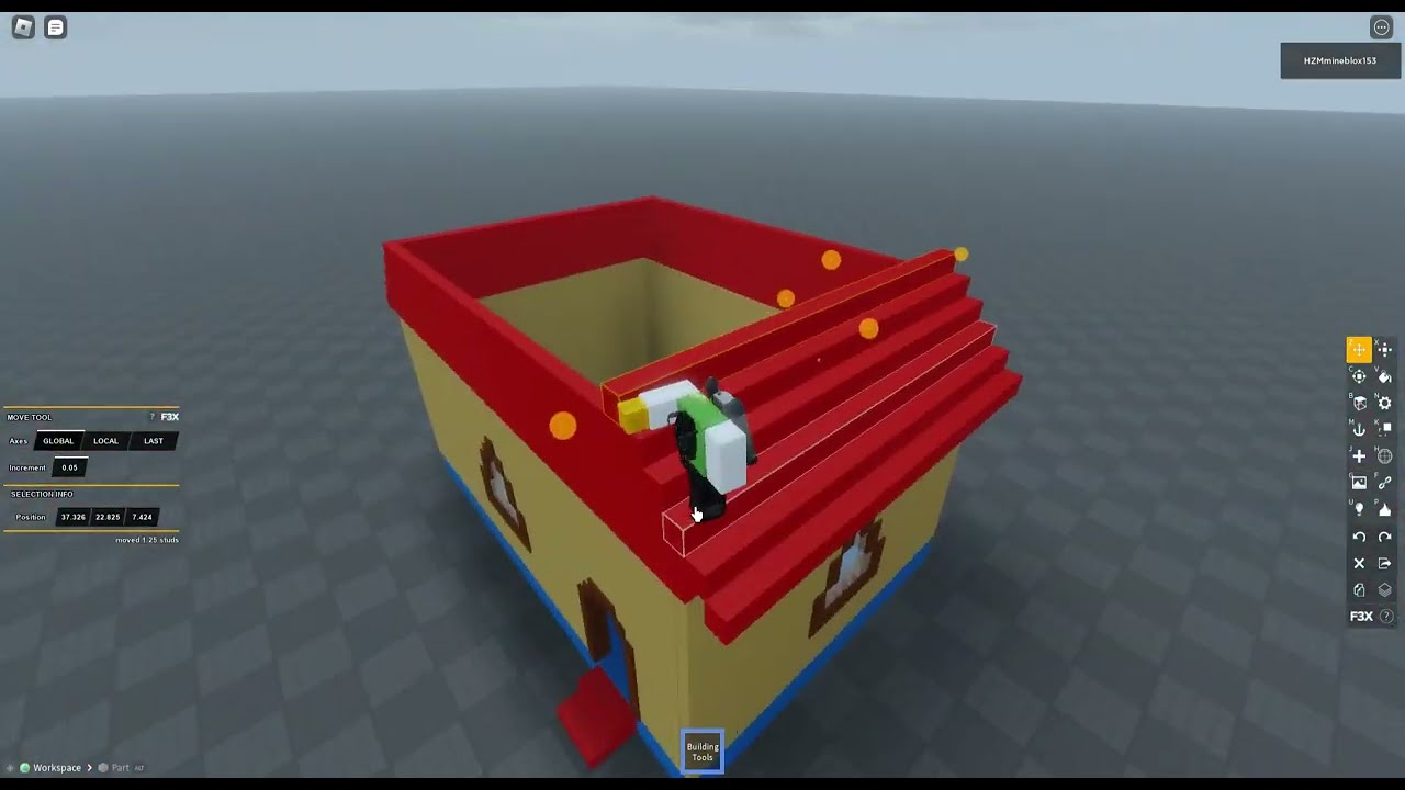 day 10 of building random things (a house) | roblox [part 2] - YouTube